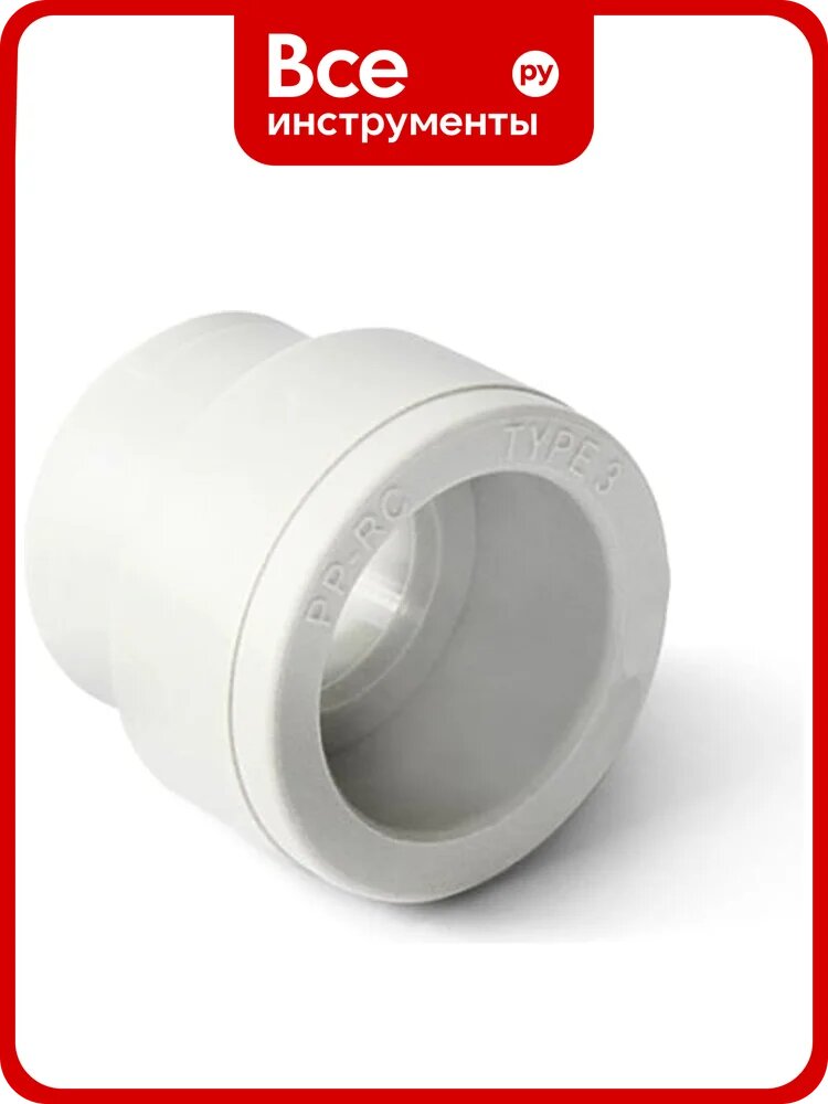 Переходная муфта PRO AQUA PP-R белая d-40-20 мм PA12614008b
