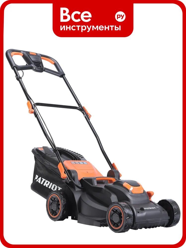 Газонокосилка электрическая PATRIOT PT1534E Lux, 1500ВТ, 34см, 35л 512301434