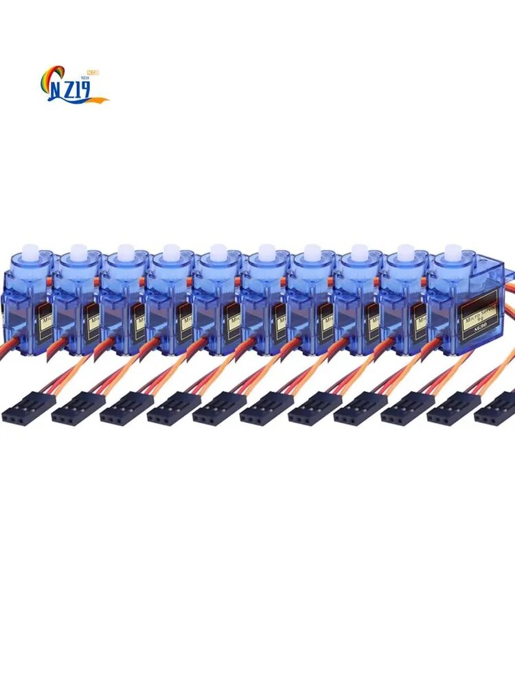 X6(W J X T) 10 Шт SG90 9G Микро-Сервопривод Серводвигателя Для Самолета 180