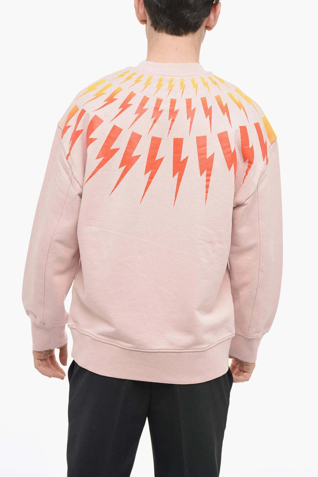 Толстовка Neil Barrett Thunderbolt-print sweatshirt, размер 50 — фото 1