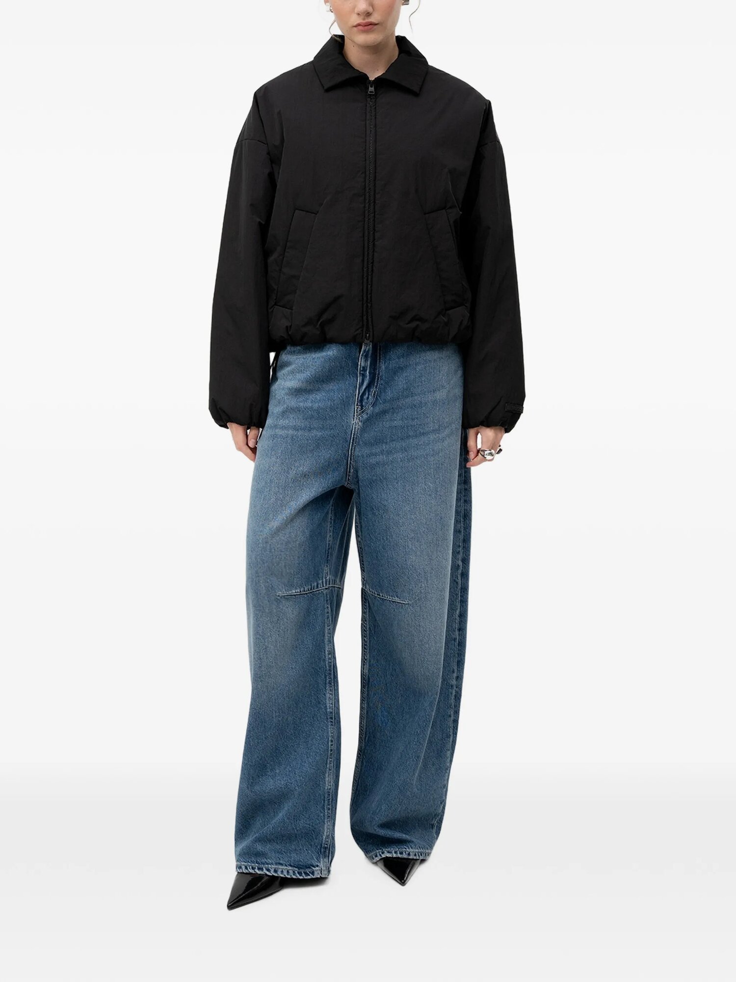 Куртка HUGO Zip-up drawstring jacket, размер XS — фото 1