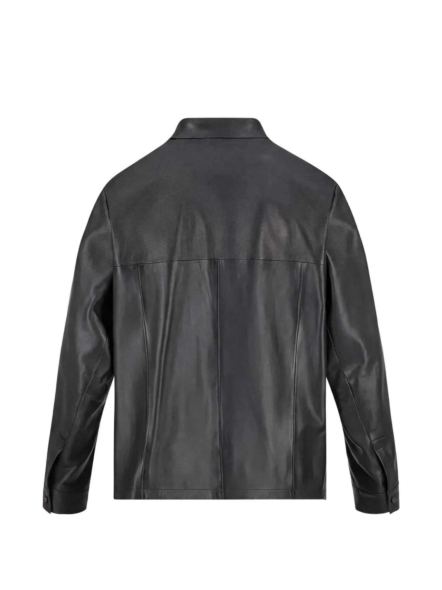 Куртка  Zip-pocket leather jacket, размер 52 — фото 1