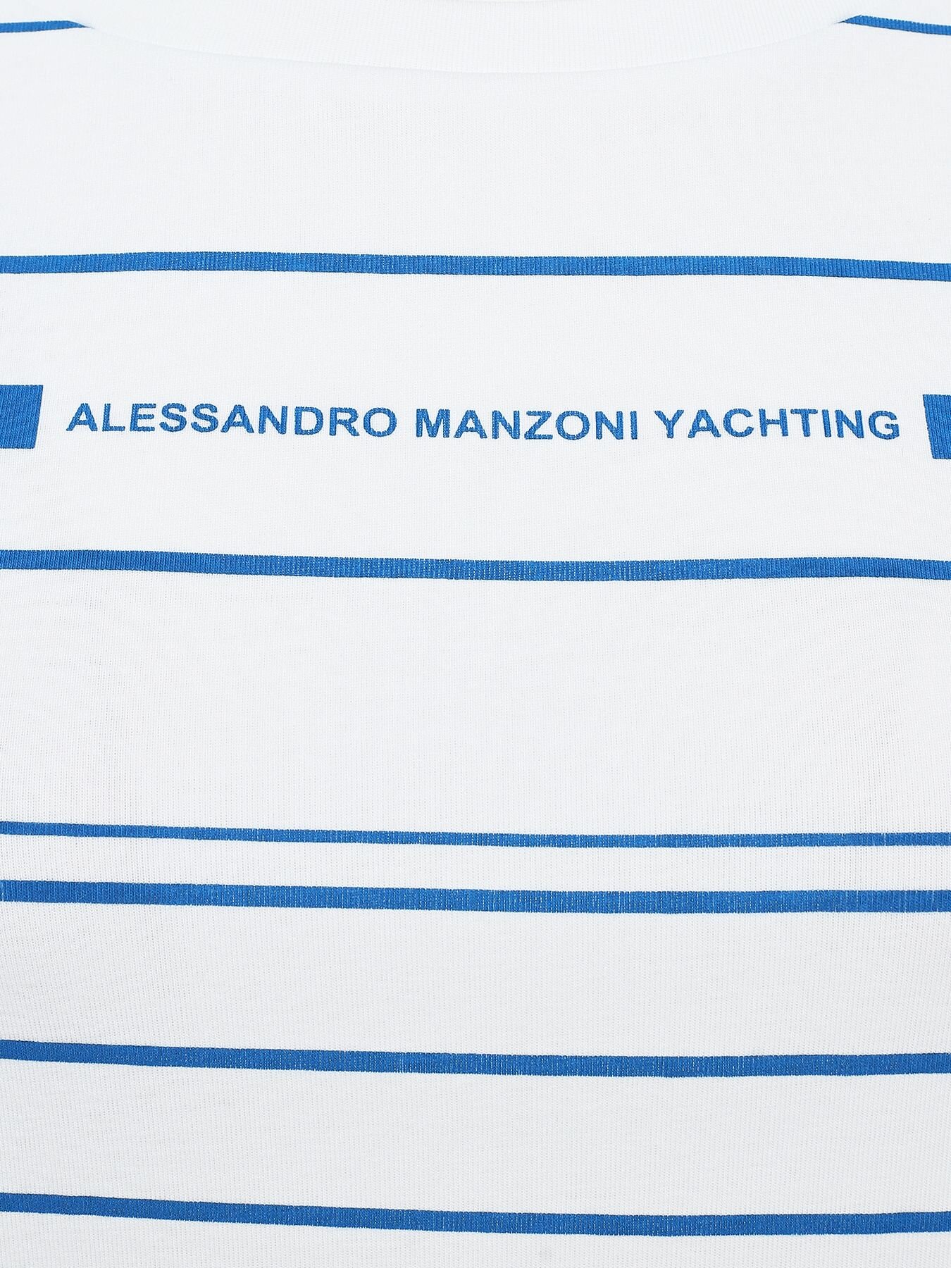 Футболка Alessandro Manzoni Yachting, размер 50, мультиколор — фото 1