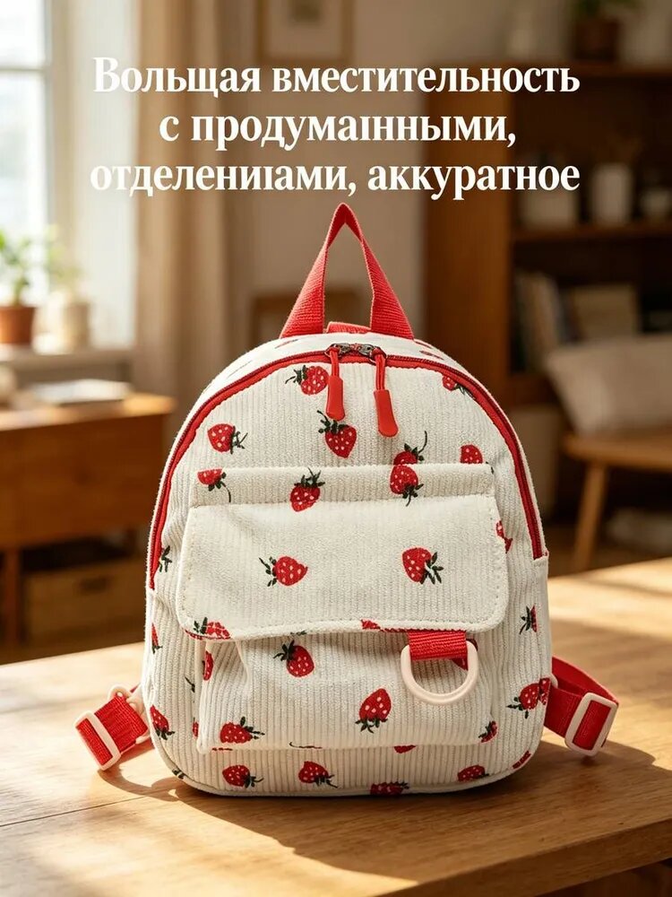 Рюкзак, текстиль, белый, женский, мужской, для ноутбука, спортивный, 400г — фото 1