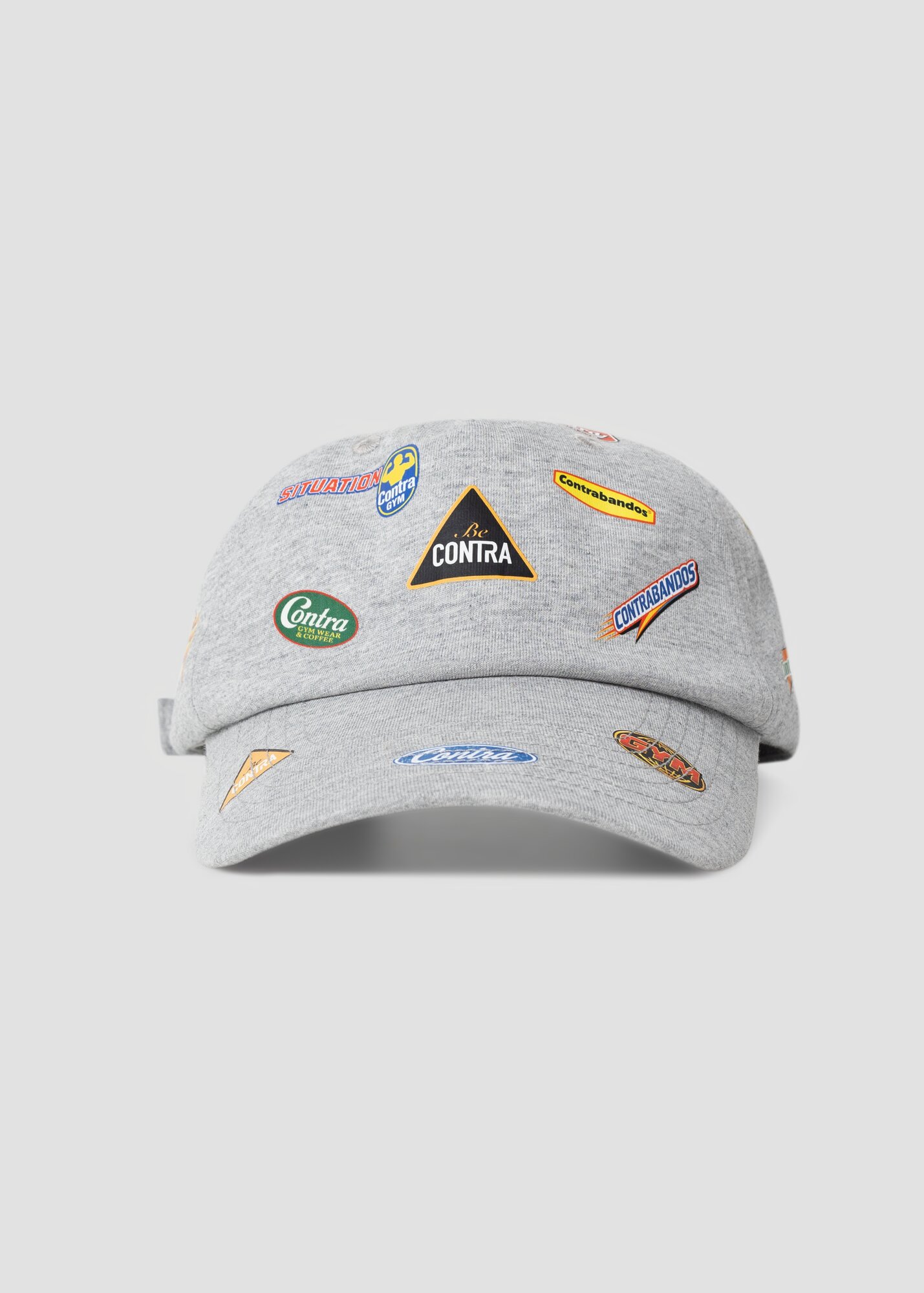 Кепка CAP STICKER GREY MELANGE для мужчин