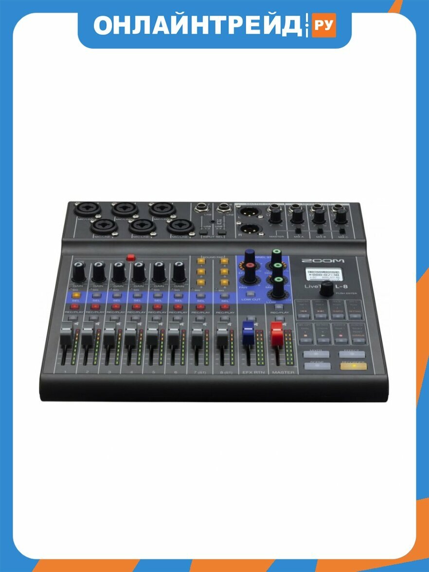Цифровая микшерская консоль Zoom Livetrak L-8