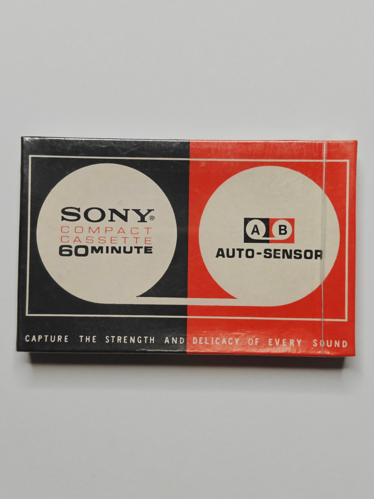 Аудиокассета запечатанная SONY C 60 (1970г)