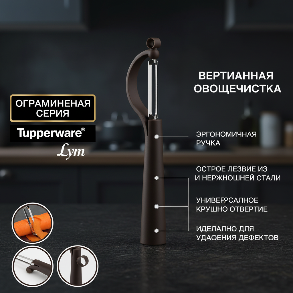 Чистка для овощей из титана ультралегкая с зубчиками для удаления глазков картофеля