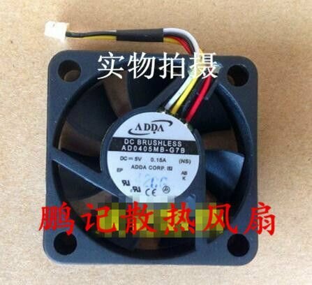 ADDA 4010 5V 0.15A AD0405MB-G7B 4-проводной ШИМ ультра-тихий вентилятор