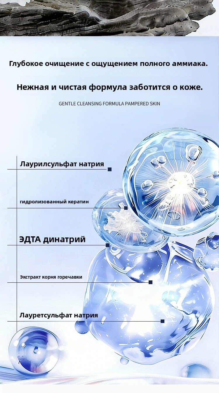Мужской гель 3в1 для умывания, волос, душа. Без мыла, очищает поры, увлажняет, контролирует жир, стойкий аромат, объем 1000 мл.