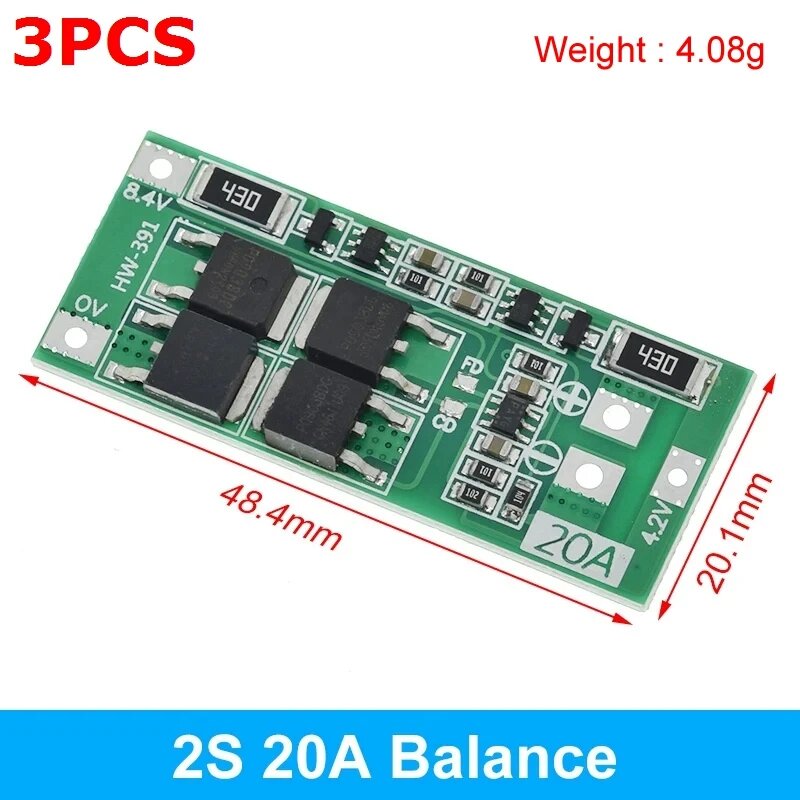 DIYTZT BMS плата защиты литиевой батареи 18650