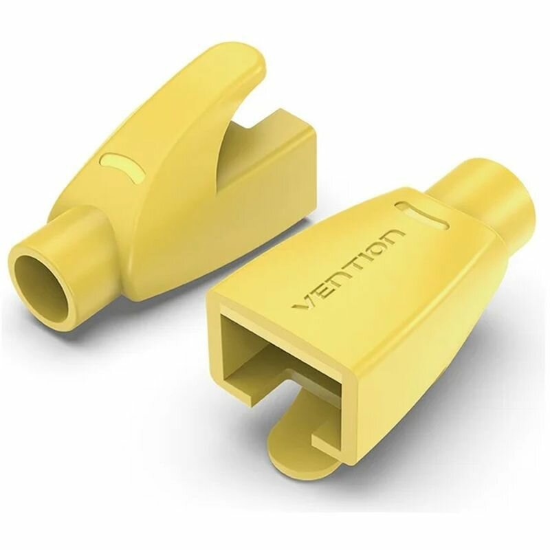 Колпачки изолирующие для разъемов Vention RJ-45 (50шт.) - Желтый
