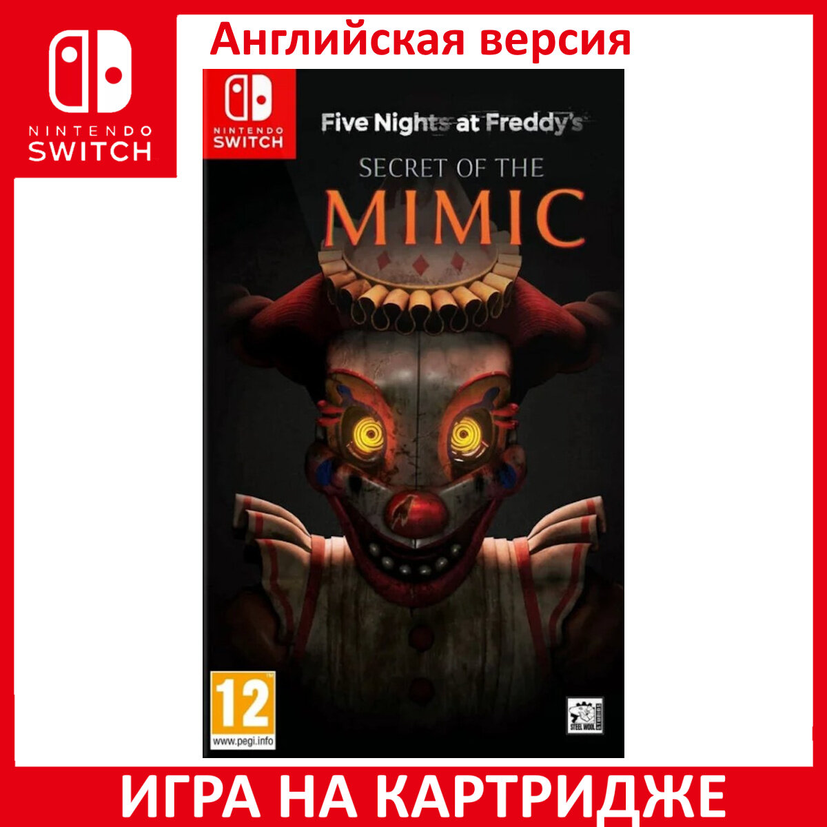 Игра Five Nights at Freddy's: Secret of the Mimic Switch Английский язык Картридж на Nintendo Switch
