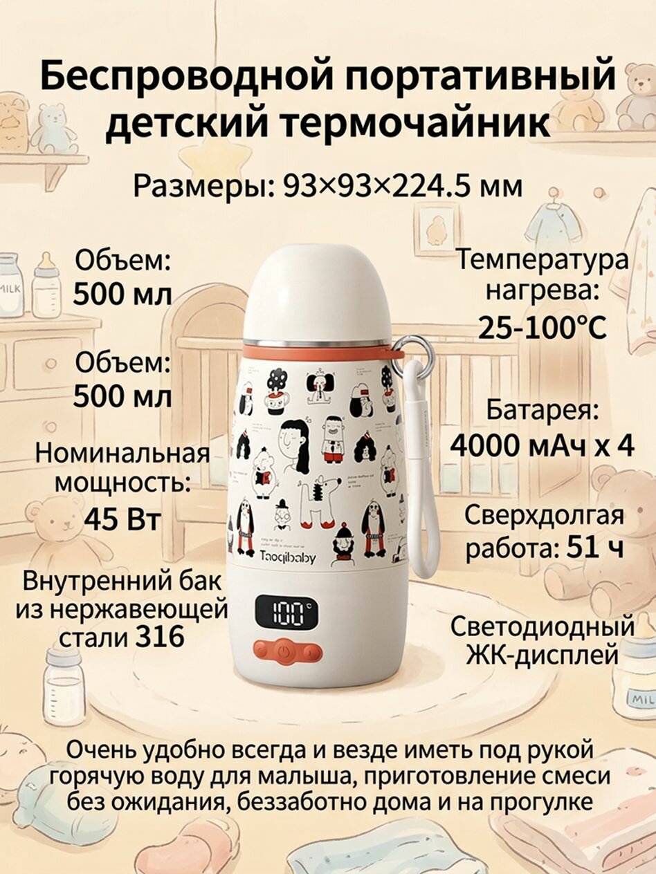 Электрический чайник SKU00474, белый