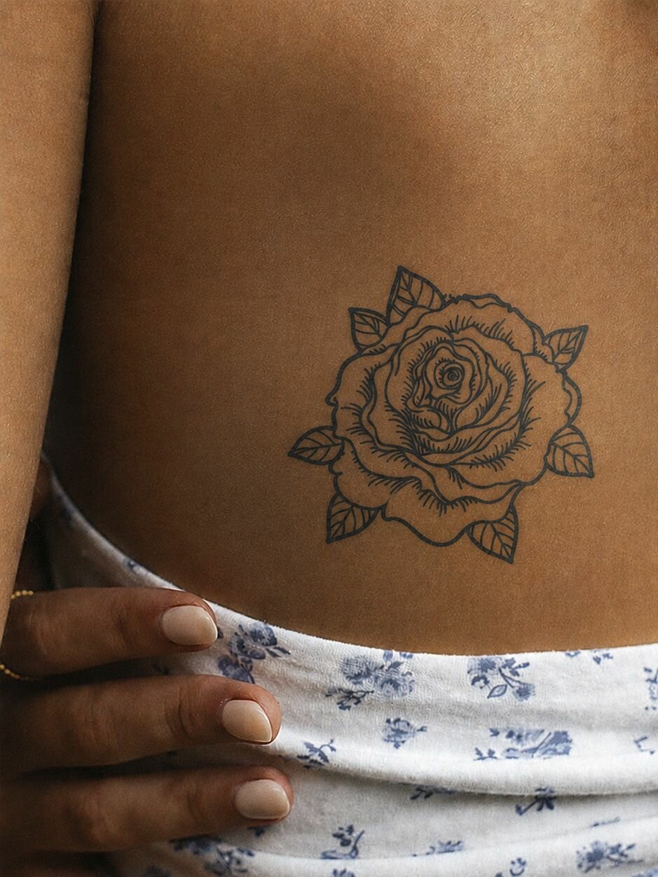 Tattoo'шки Временные тату без пленки (темнеют через 24 часа) 5*5см, долговременная