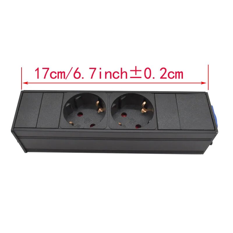 Розетка удлинитель Powerlink box, 2 EU, черный