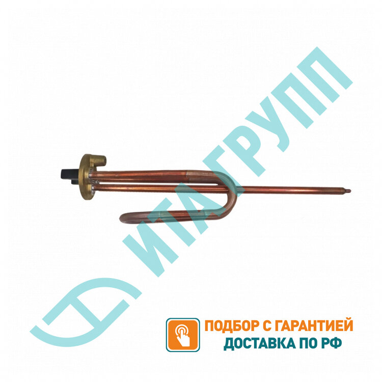 ТЭН 1,5кВт (1500Вт) RCF для водонагревателя Ariston, Thermex, Garanterm, под анод М5, 35461