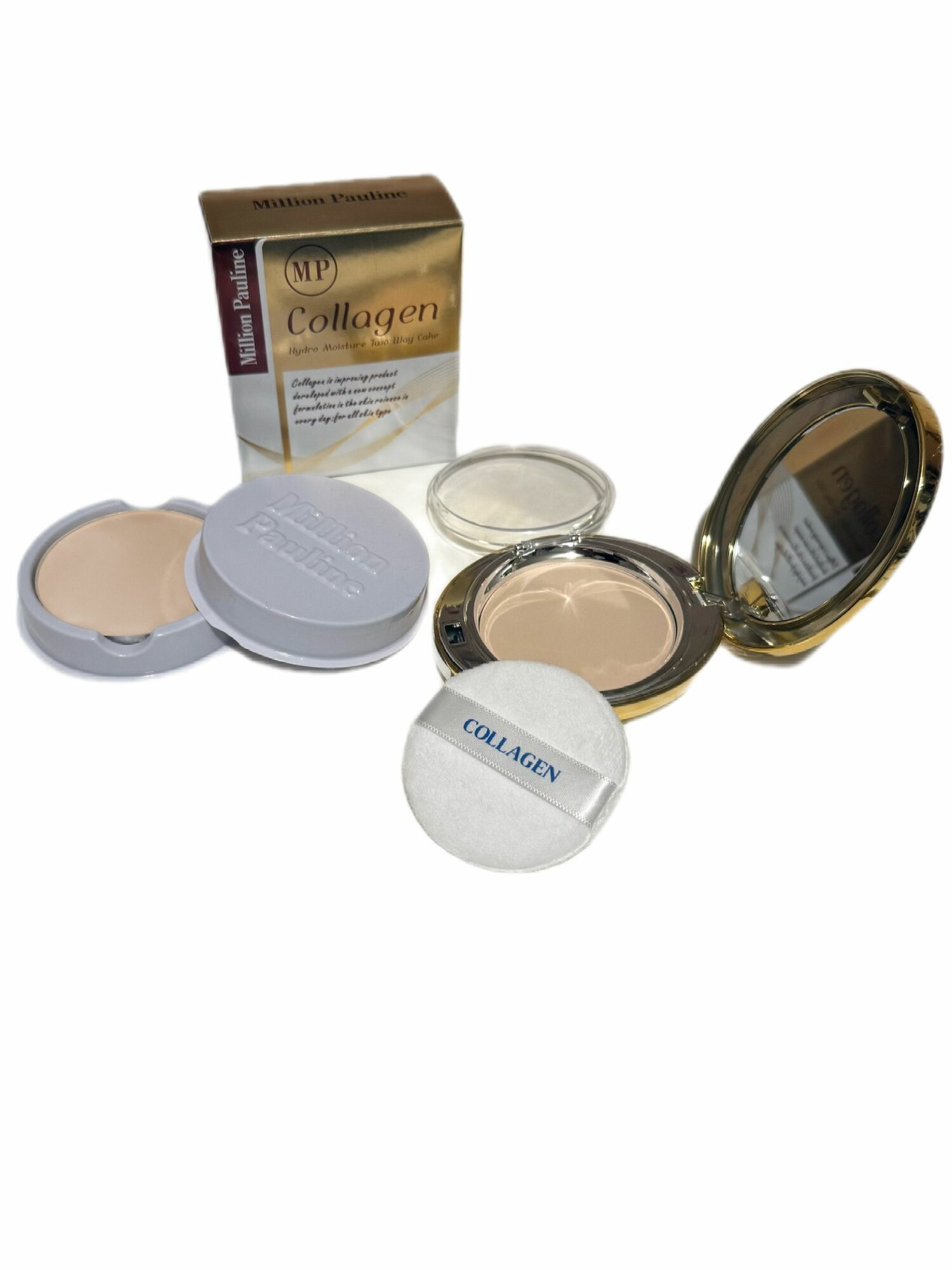 Пудра для лица 2в1 Collagen Тон 13, 26 гр