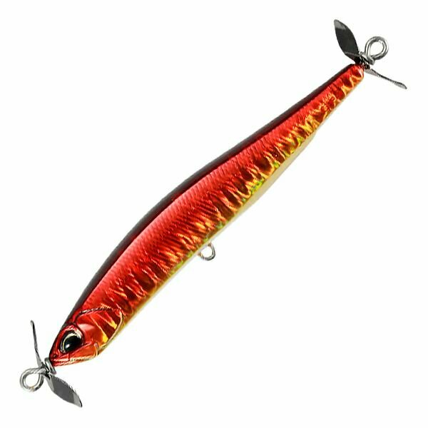 Воблер DUO Realis Spinbait 80 #CPA3240 Inferno Shad, тонущий, 10,5 г.