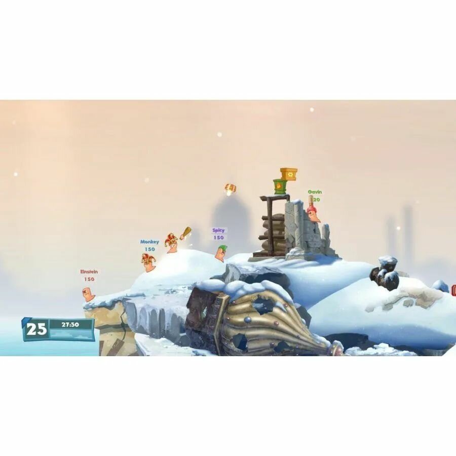 Worms Battlegrounds + W.M.D. (русские субтитры) PS4 — фото 1