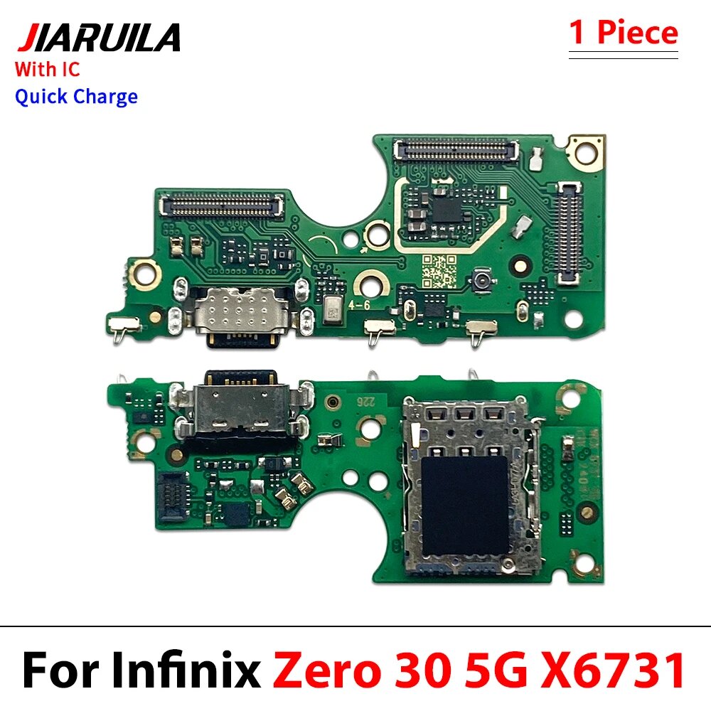 USB-разъем для зарядки, гибкая плата для infinix GT 20 Pro Hot 40 Note 40 Pro 4G Zero 30 5G With IC