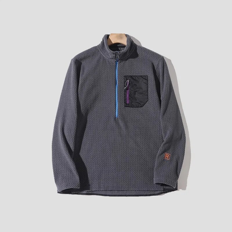 Флисовая толстовка R1 для активного отдыха XL, Серый, Dark Grey