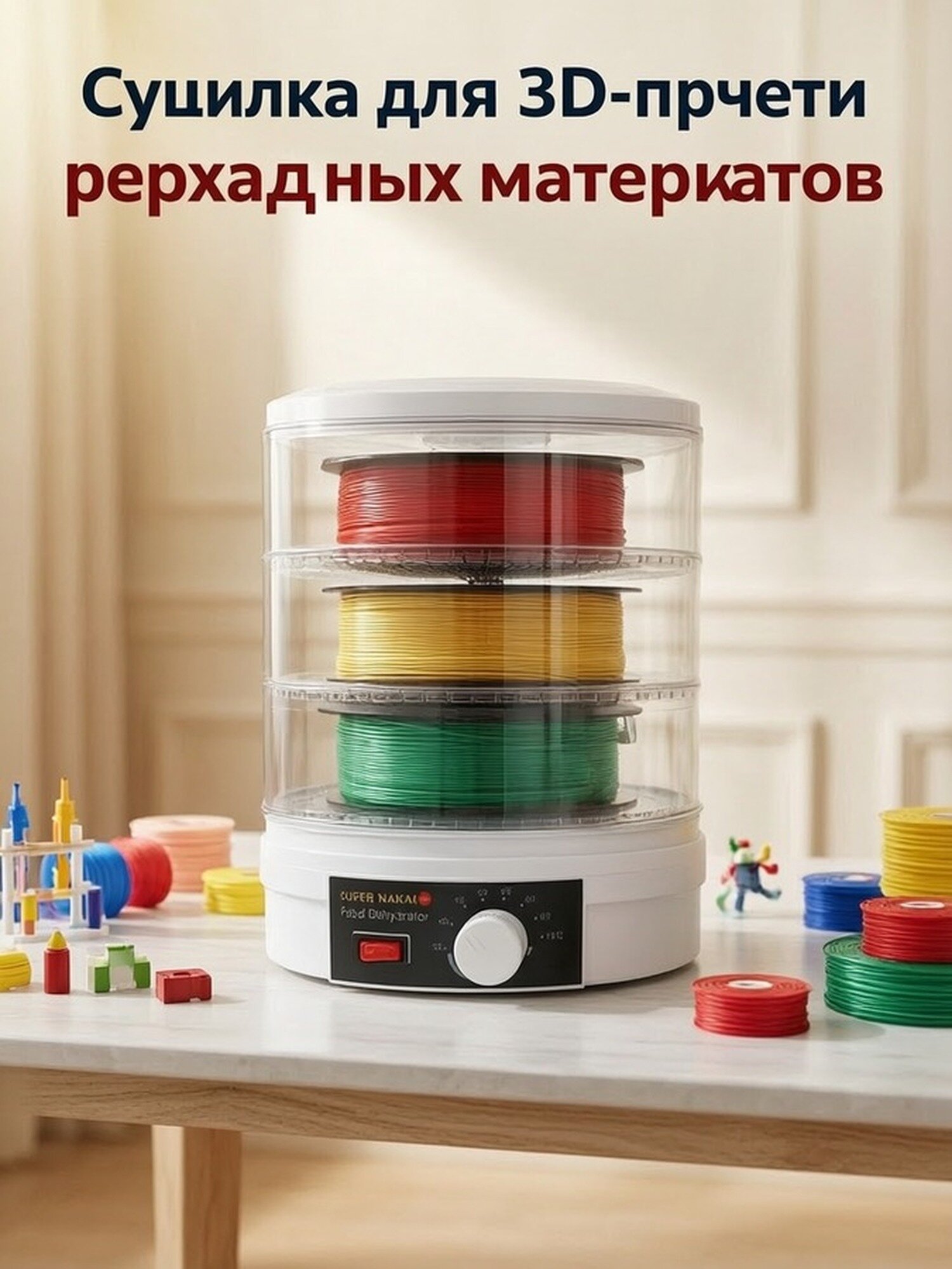 Сушилка для -печати расходных материалов экструдер для пластика термонож для резки пенопласта термонож для пенопласта Yolux, 320x200x200 мм