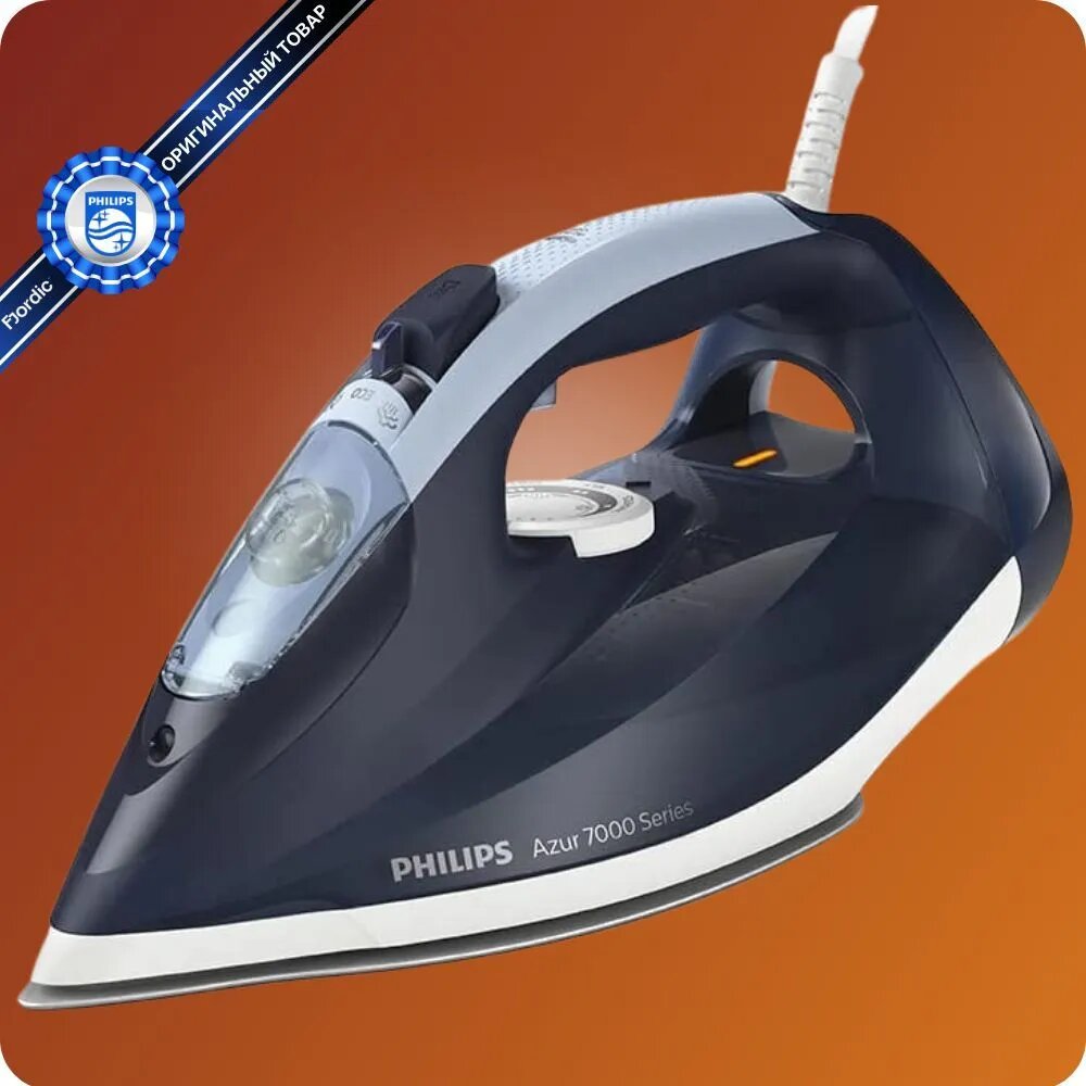 Паровой утюг Philips Azur DST7030/20, Темно-синий