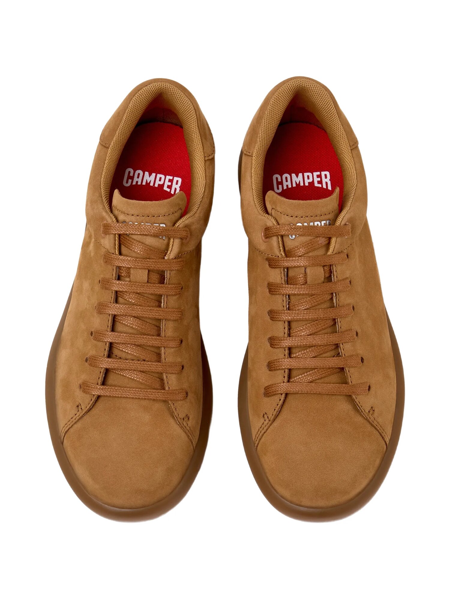 Кроссовки Camper Pelotas Soller sneakers, размер 42 EU, коричневый/серый/оранжевый — фото 1