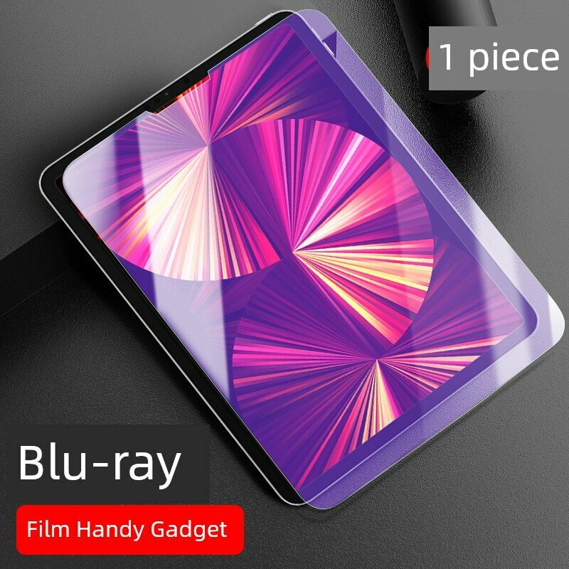 IPad Pro 2021 12.9 дюймов Diamond Blue Light Темперированный Стеклянный Фильм 1-упаковка Защита Глаз с Установочным