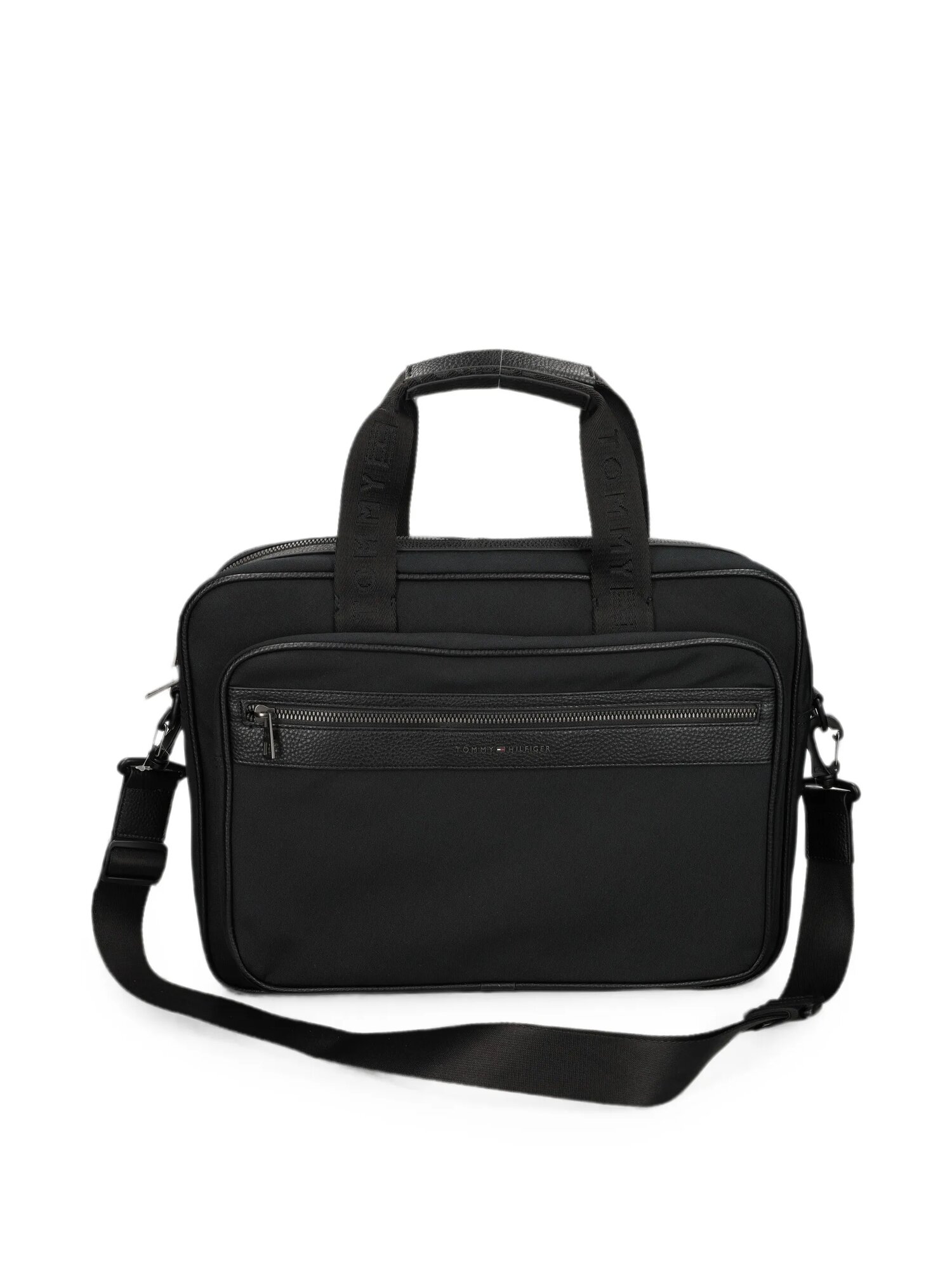 Сумка TOMMY HILFIGER Logo-tape laptop bag — фото 1