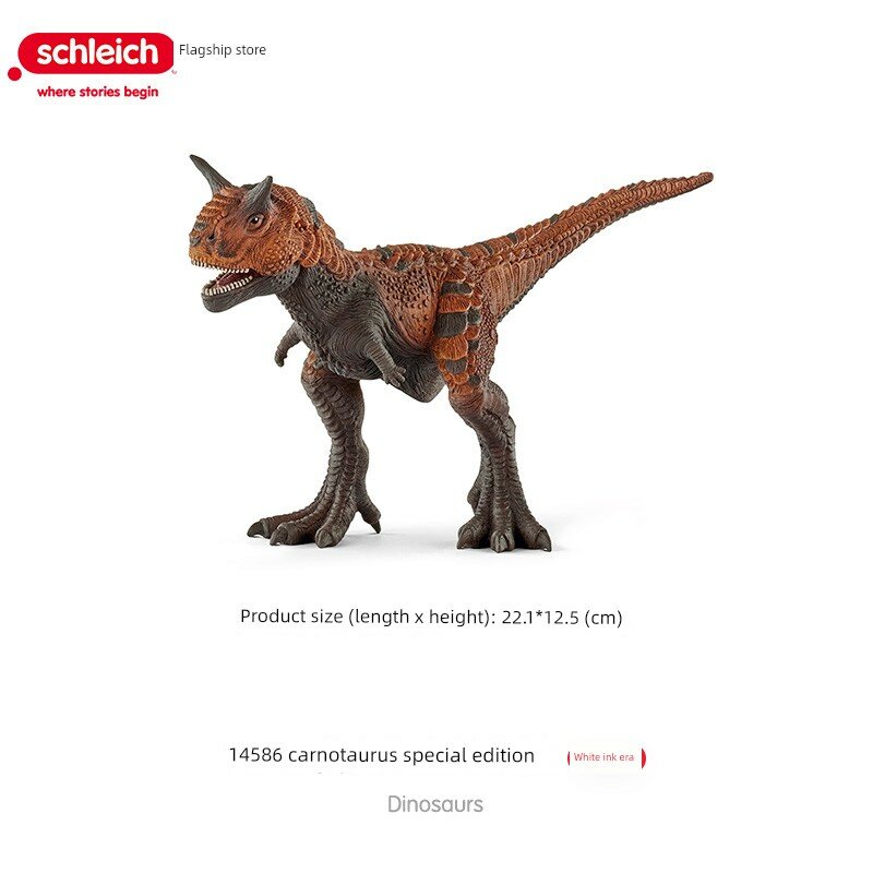 Schleich Carnotaurus Специальная Версия Динозавр Игрушечная Фигурка Твердая Модель, 13см