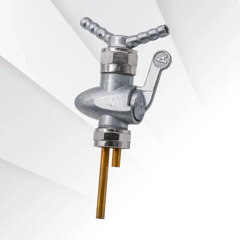Кран Топливный Для Мотоциклов BMW R25-3/R26/R27/R50-5/R75-5/R60-5/R60-6, Цинк, Медь, Железо, Резина, Переключатель Подачи Топ.