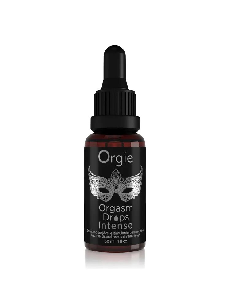 Возбуждающий съедобный гель для клитора Orgie Orgasm Drops Intense, 30 мл