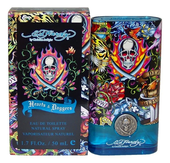 Туалетная вода Ed Hardy Hearts and Daggers For Him 50 мл / мужской аромат Хертс Энд Даггерс