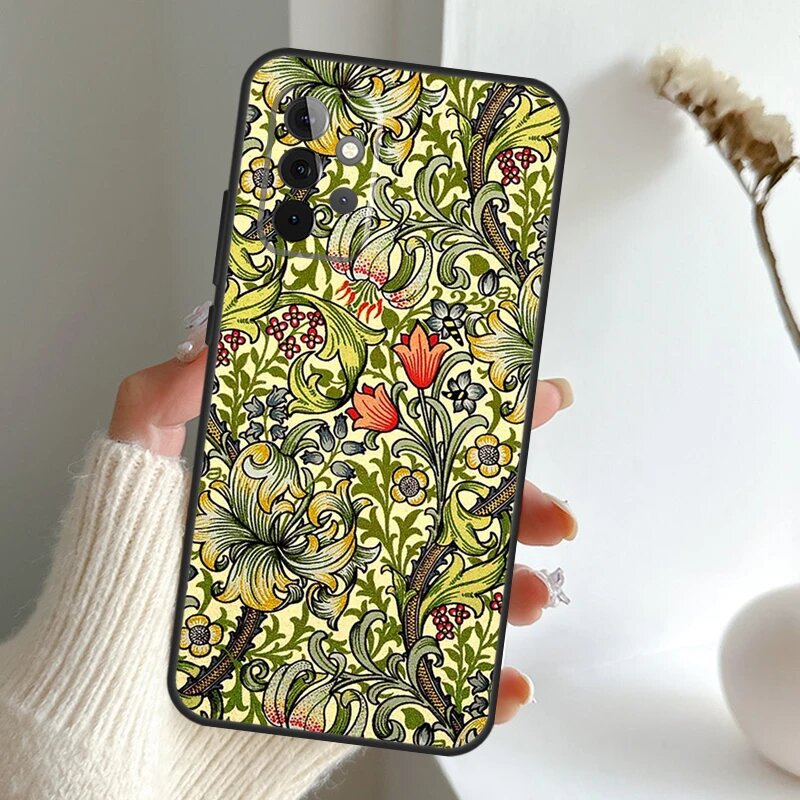 Чехол William Morris Lodden для Samsung Galaxy A16 A26 A36 A56 A55 A35 A15 TU292, For Samsung A17