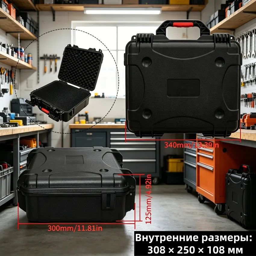 FNICEL Ящик для инструментов 34 х 30 х 12.5 см