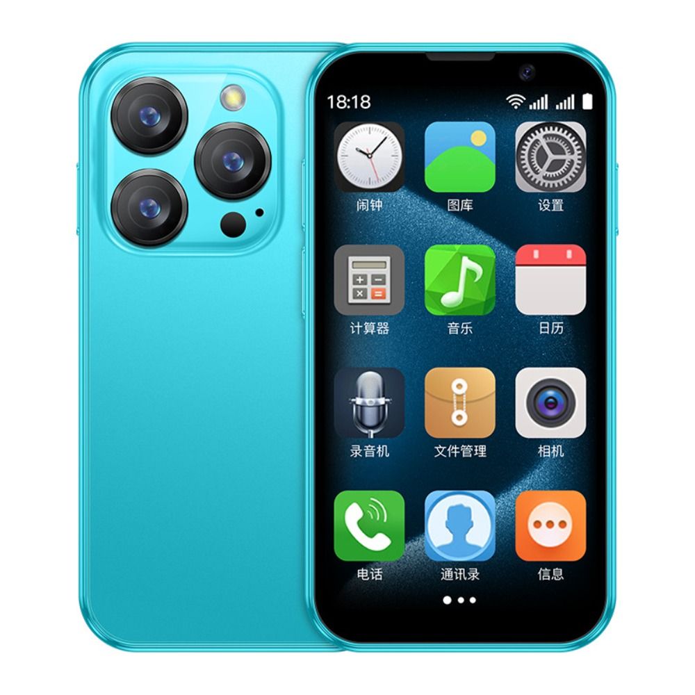SOYES XS18 Pro Мини-смартфон: 3,0 Дюйма, Android 8.1, 2 ГБ ОЗУ + 16 ГБ ПЗУ, 3G, Две SIM, Распознавание Лиц