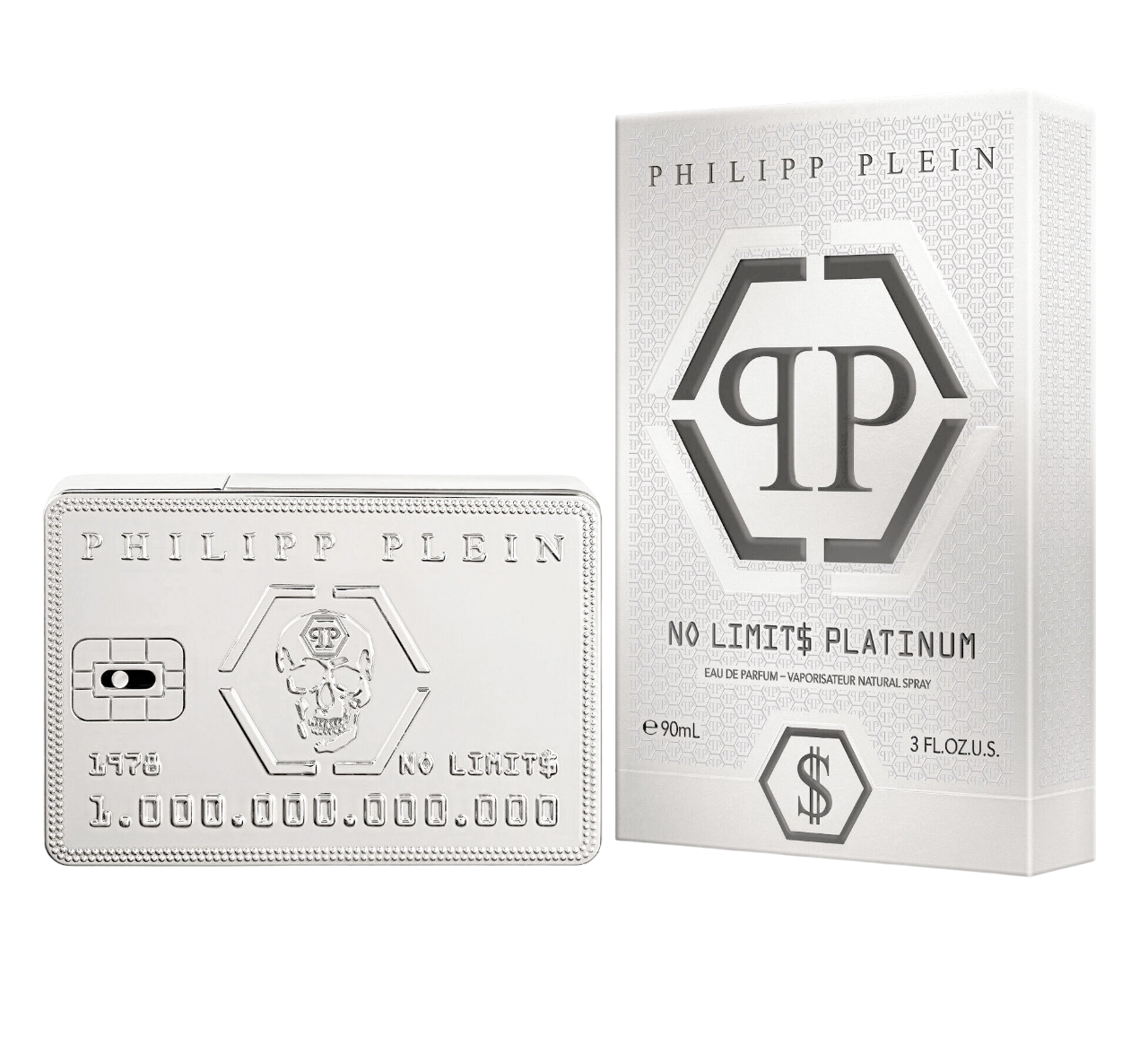 Philipp Plein No Limits Platinum парфюмерная вода мужская 90 мл / Ноу Лимитс Платинум
