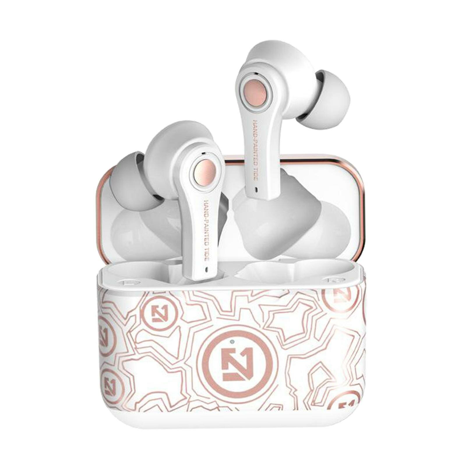 Беспроводные наушники Hi-Fi TS-100 True Wireless Earbuds Bluetooth, водонепроницаемые, стерео, белые.