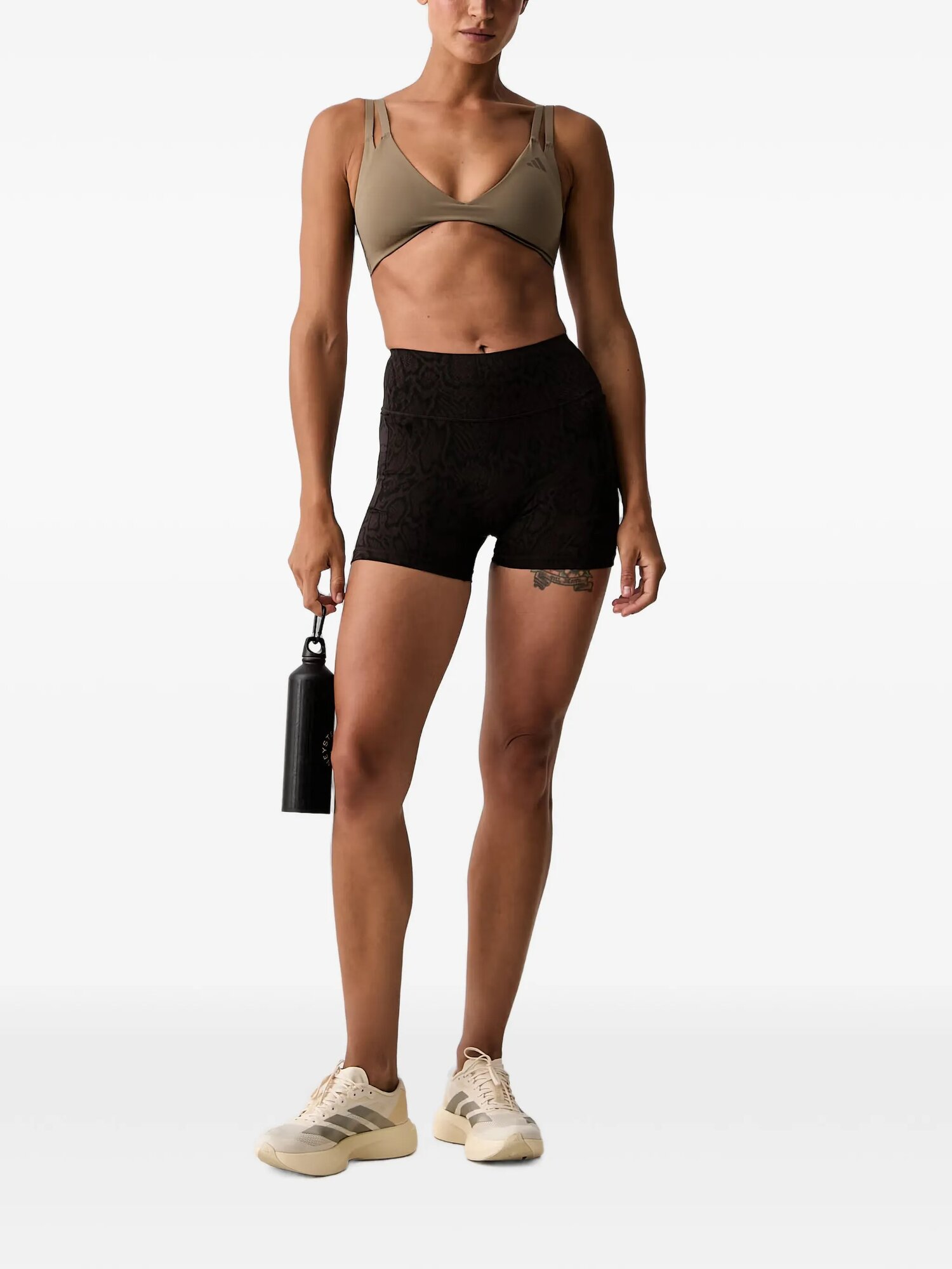 Шорты adidas Snake-print shorts, размер S, черный — фото 1