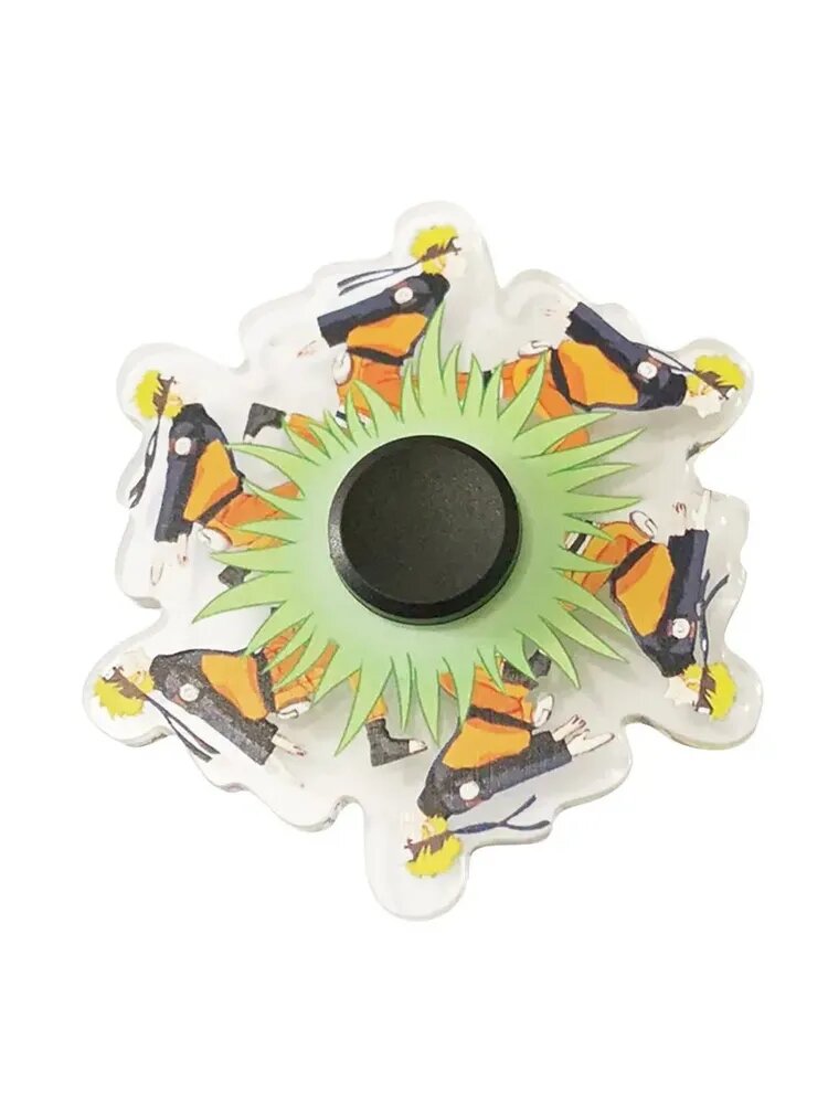 Юла-фиджет spinner с изображением Наруто, пластиковая, антистресс