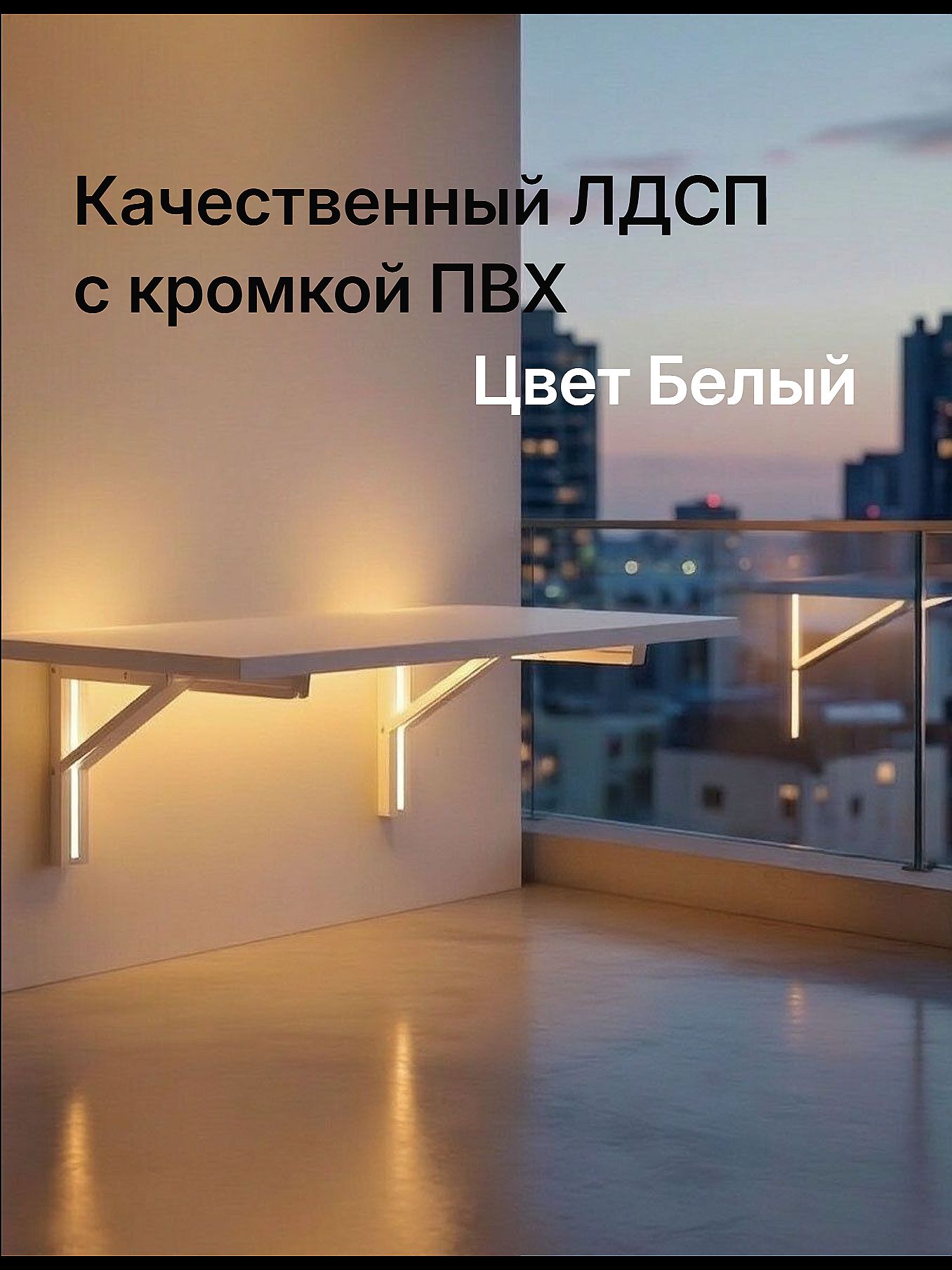 Откидной стол 60*40см — фото 1