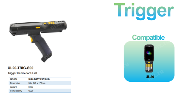 Рукоятка M3MOBILE CO, LTD. UL20-TRIG-S00 UL20