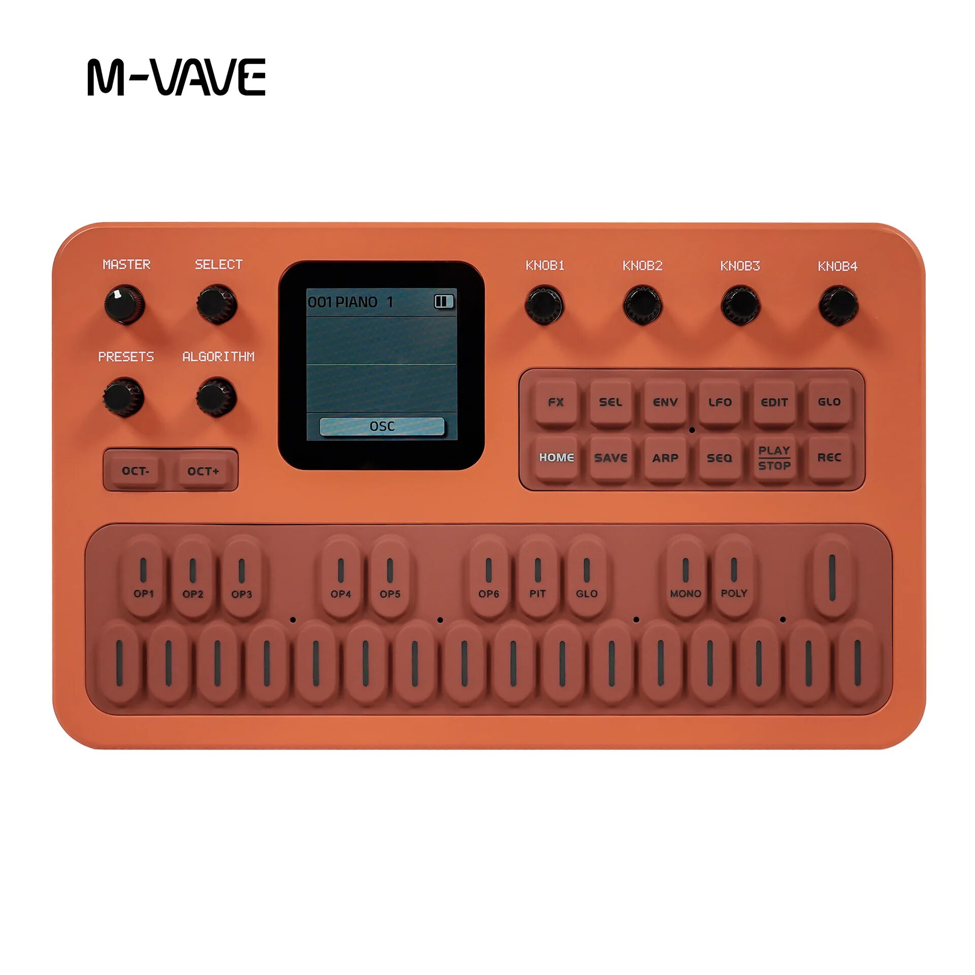 M-VAVE FM-1 портативный синтезатор 6-оператора Orange