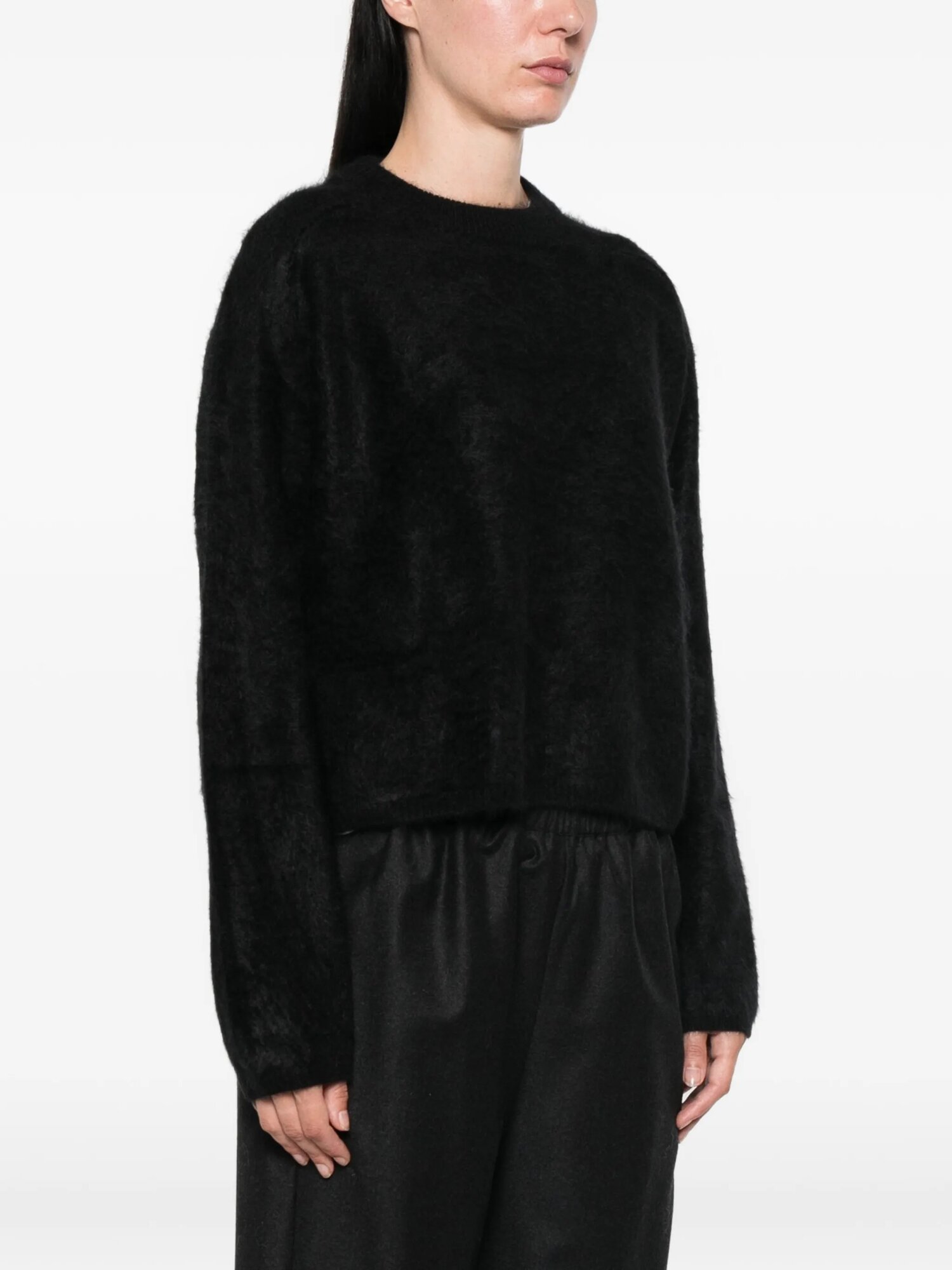 Свитер Soft Goat Fuzzy-knit sweater, размер 40, , black — фото 1