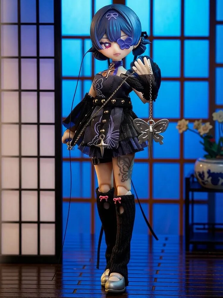 Evelynna Двойник Сериал 1/8 BJD Кукла-Flutteria Мимика С аксессуарами 3878862535 для коллекционирования