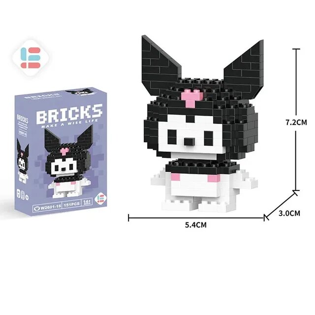 Конструкторы 52TOYS Санрио Куроми, Хеллоу Китти, Дисней Микки Маус