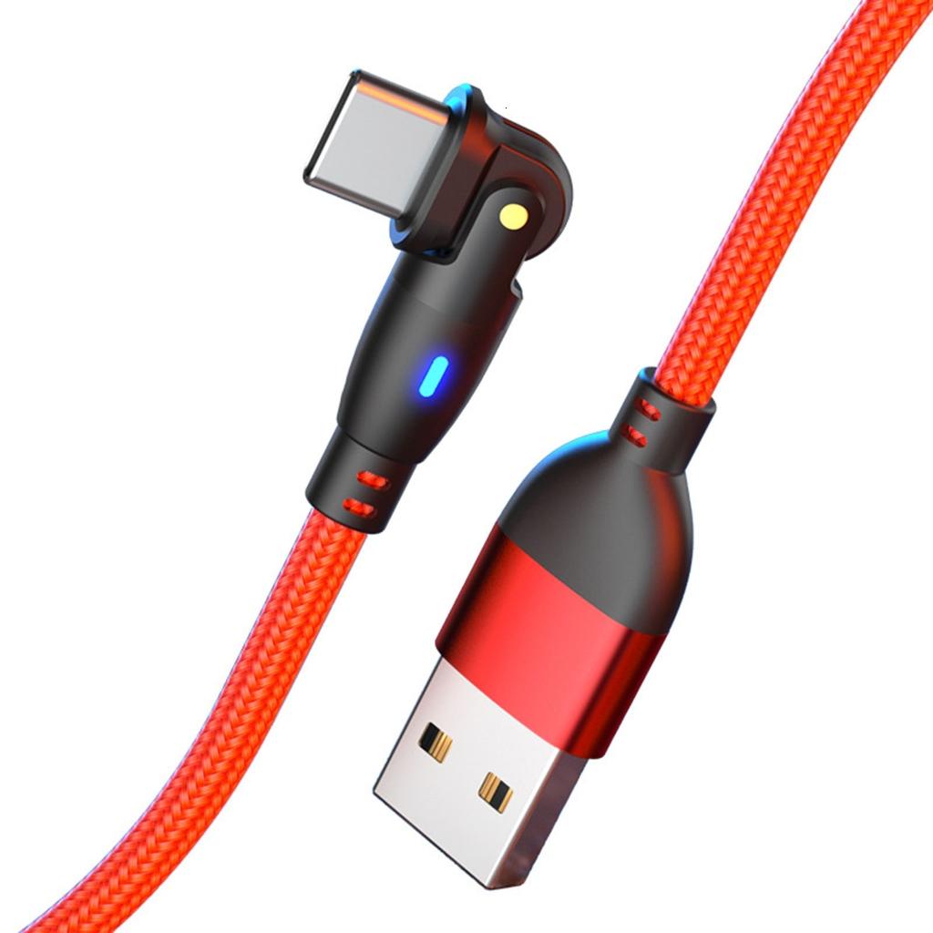 Зарядный кабель USB‑C нейлоновый, красный - 1m