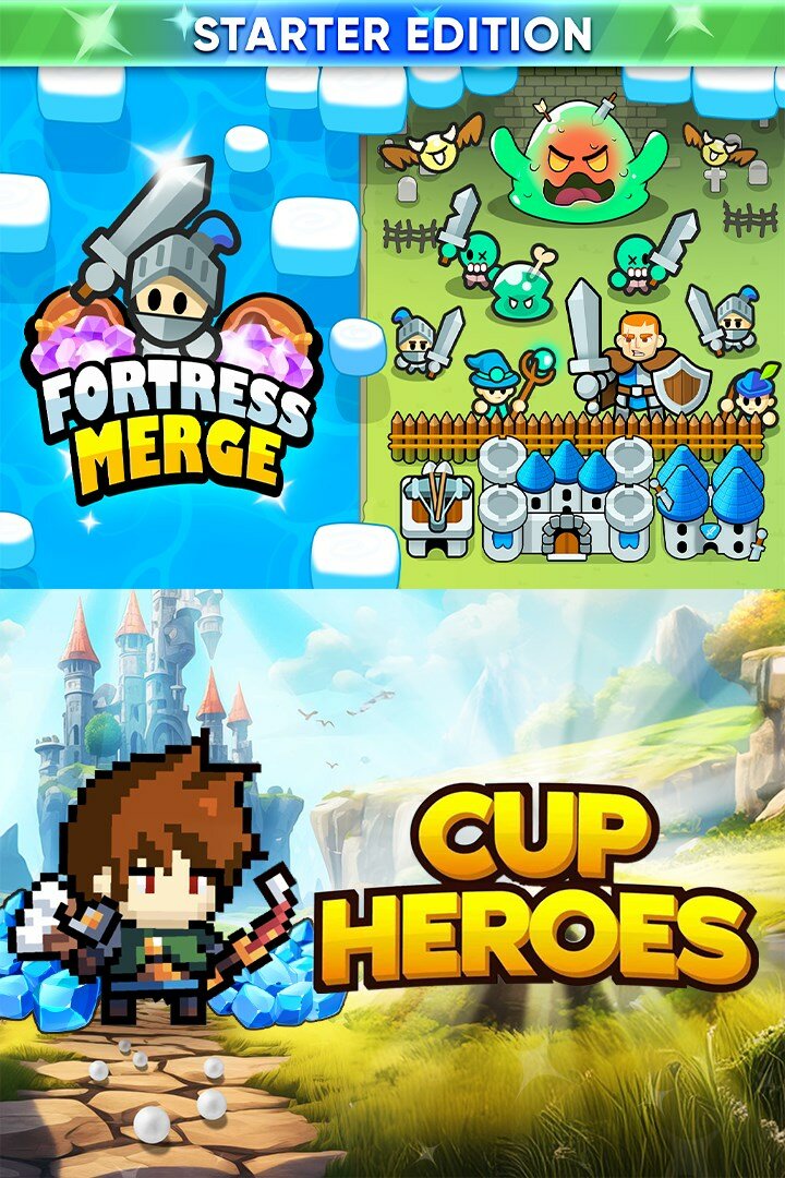 Fortress Merge & Cup Heroes: Starter Edition — ключ активации Xbox · PC, Xbox One, Xbox Series X|S · цифровой ключ